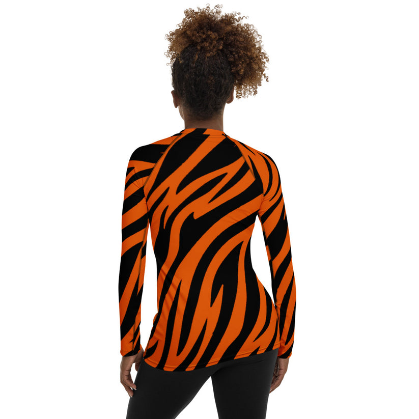 Tiger Stripe Women's Rash Guard – Stonecrowe Trading Co.